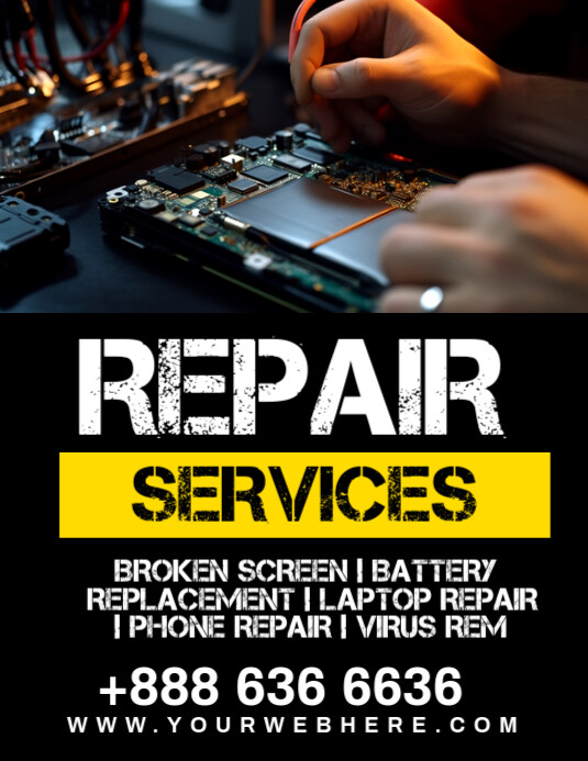 Copy of Repair service | PosterMyWall