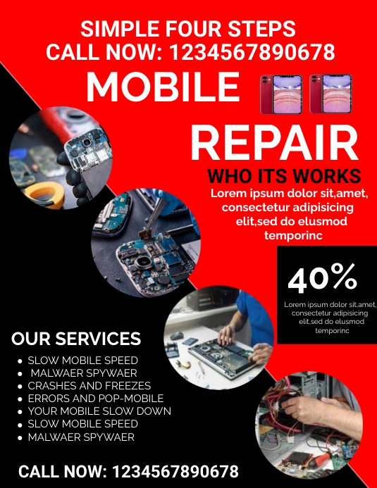 repair service flyer Template | PosterMyWall