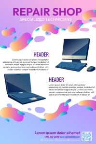 Computer Repair Shop Poster Template | PosterMyWall
