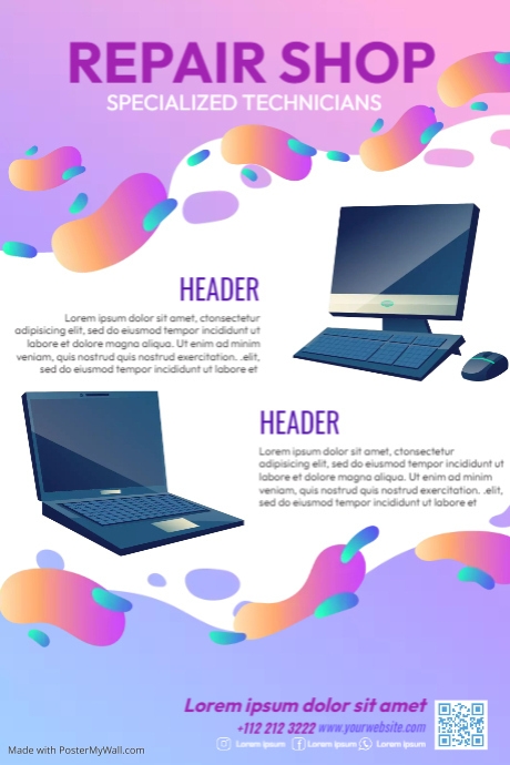 Repair Shop Poster Template | PosterMyWall