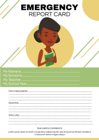 Report Card Template | PosterMyWall