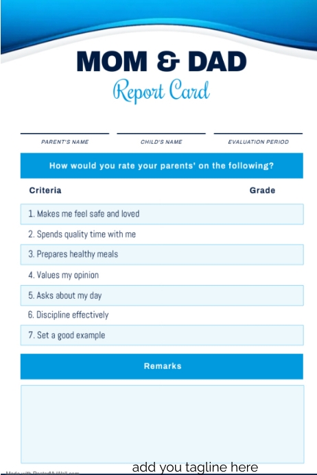Report card Template | PosterMyWall
