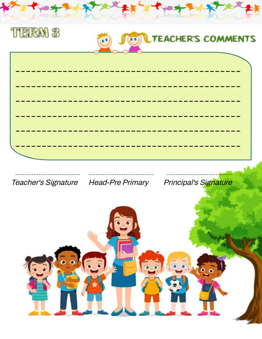 Report Card Template | PosterMyWall