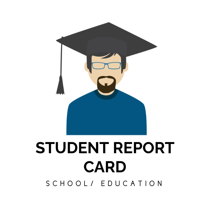 Report card Template | PosterMyWall