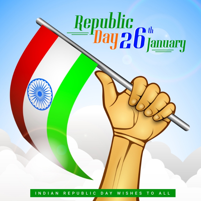 Republic day 26 January Template | PosterMyWall
