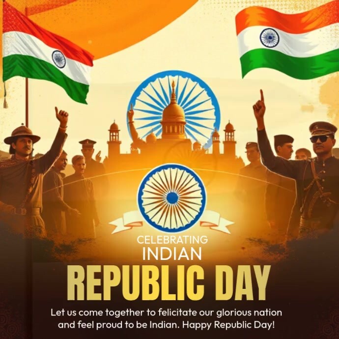 Republic Day Template | PosterMyWall