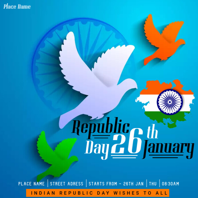 Republic day Template | PosterMyWall