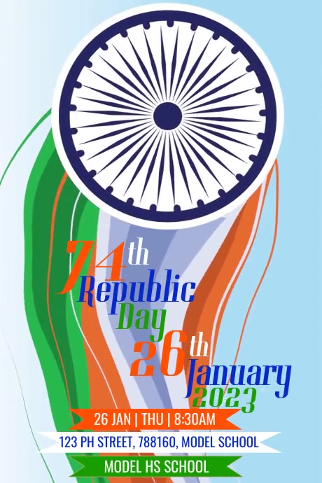 Republic day Template | PosterMyWall