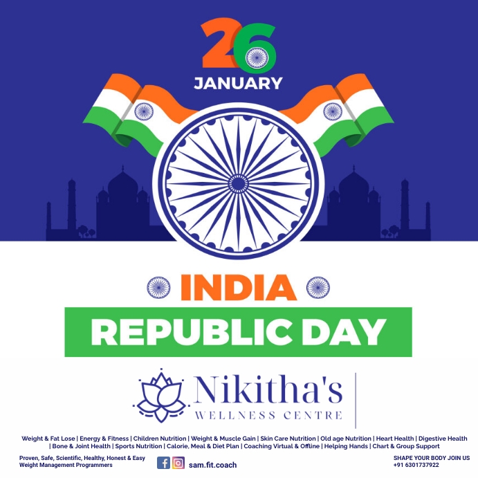 Republic day Template | PosterMyWall