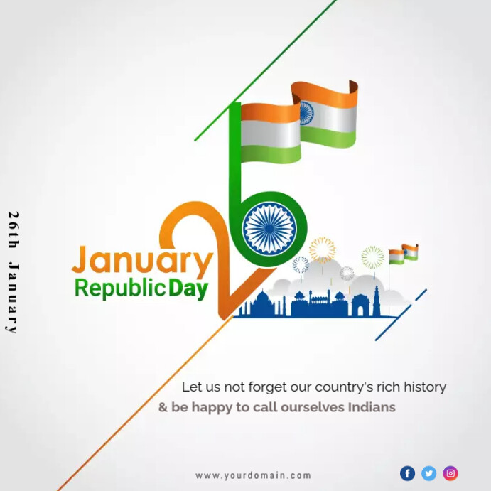 Republic Day Template | PosterMyWall