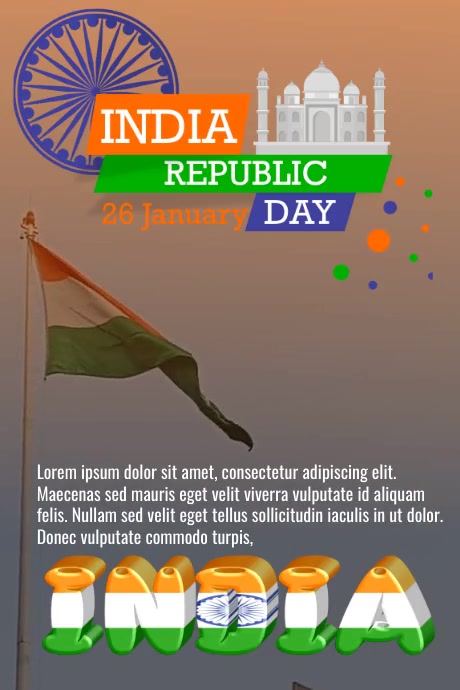 Republic day Template | PosterMyWall