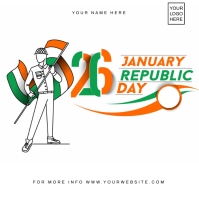 Republic day flyer Template | PosterMyWall