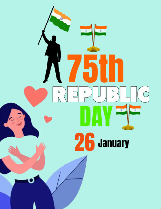 Republic Day flyer template | PosterMyWall