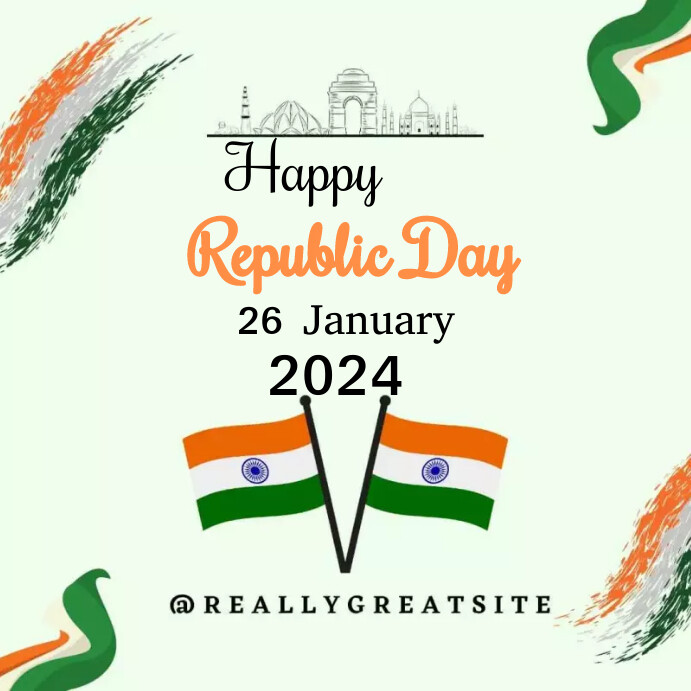 Republic day Instagram post Template | PosterMyWall