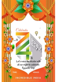 Republic Day Invitation Template | PosterMyWall