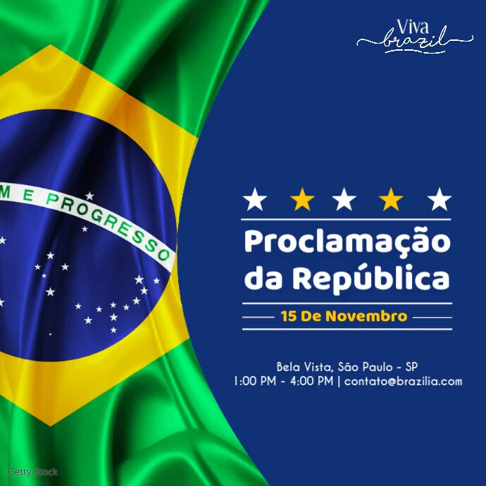 Plantilla de Republic Proclamation Day Slideshow Template | PosterMyWall