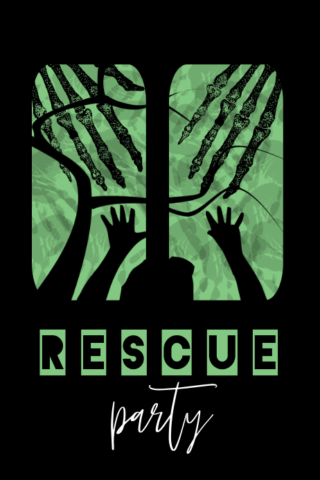 RESCUE Party Template | PosterMyWall