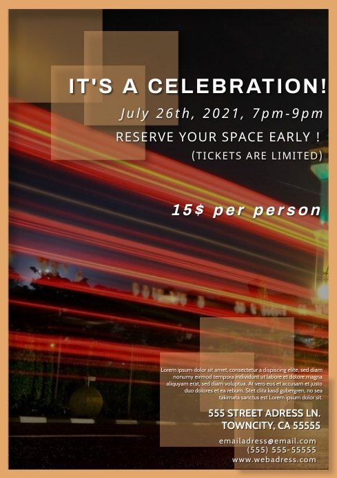 RESERVATION Template | PosterMyWall