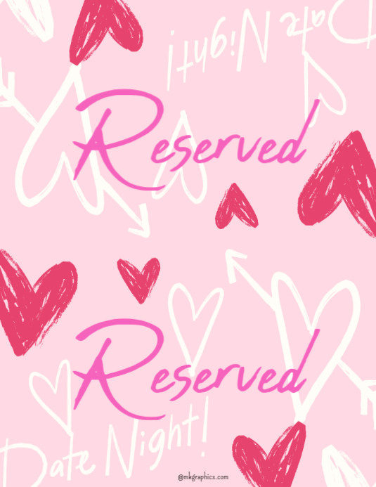Reserved Template | PosterMyWall