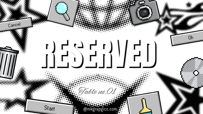 Reserved Template | PosterMyWall