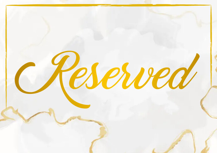 Copy of Reserved door sign great design poster | PosterMyWall