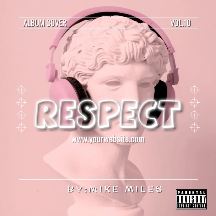 Respect Classic Rock Album Cover Art Template | PosterMyWall