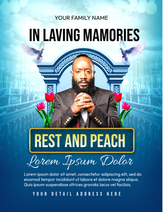 REST AND PEACH IN LAVING MAMORIES Templat | PosterMyWall