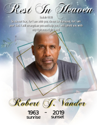 Rest In Heaven Template | PosterMyWall