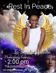 Rest In Peace Template | PosterMyWall