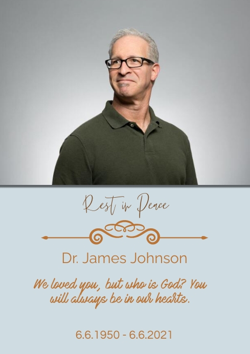 rest in peace Template | PosterMyWall