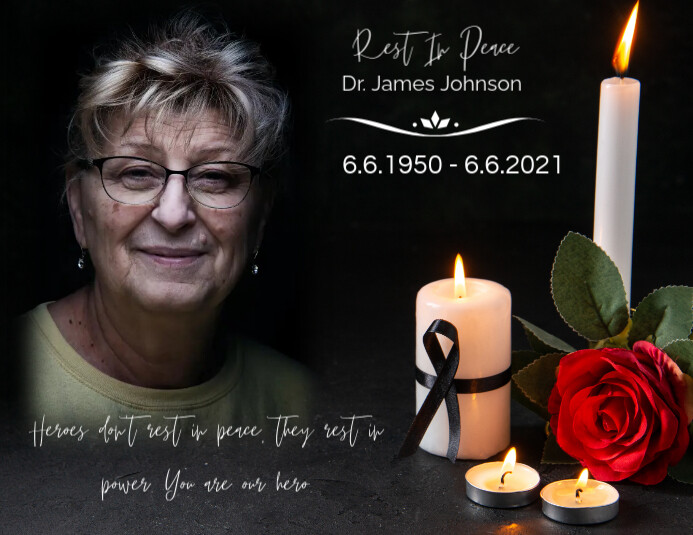 rest in peace Template | PosterMyWall