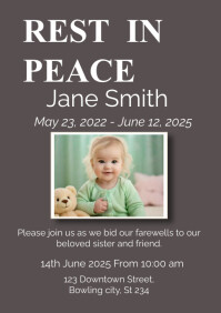 funeral template | PosterMyWall