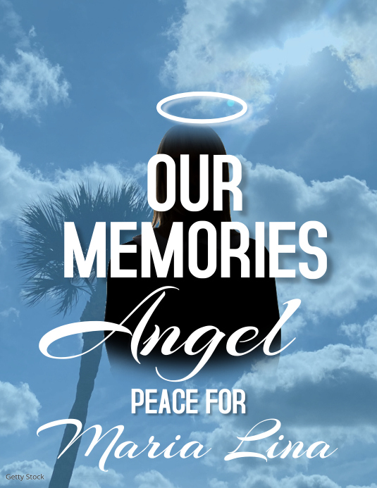 Rest In Peace Memorial Funeral Poster Template | PosterMyWall