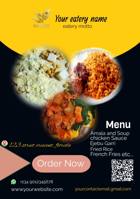 Restaurance Template | PosterMyWall