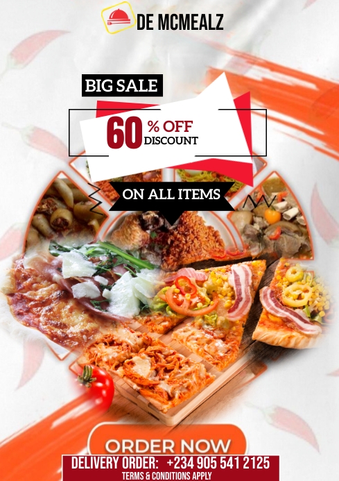 Restaurant (1) Template | PosterMyWall