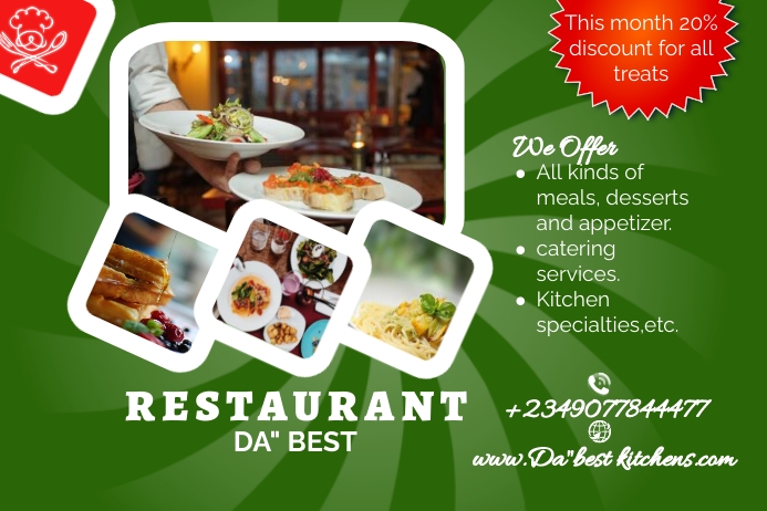 Restaurant (2) Template | PosterMyWall