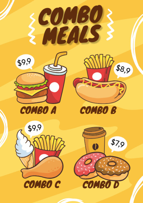 Restaurant and Food Promotion Template | PosterMyWall