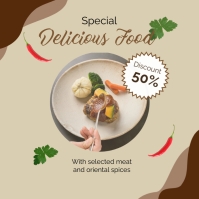 Restaurant and Food Promotion Template | PosterMyWall