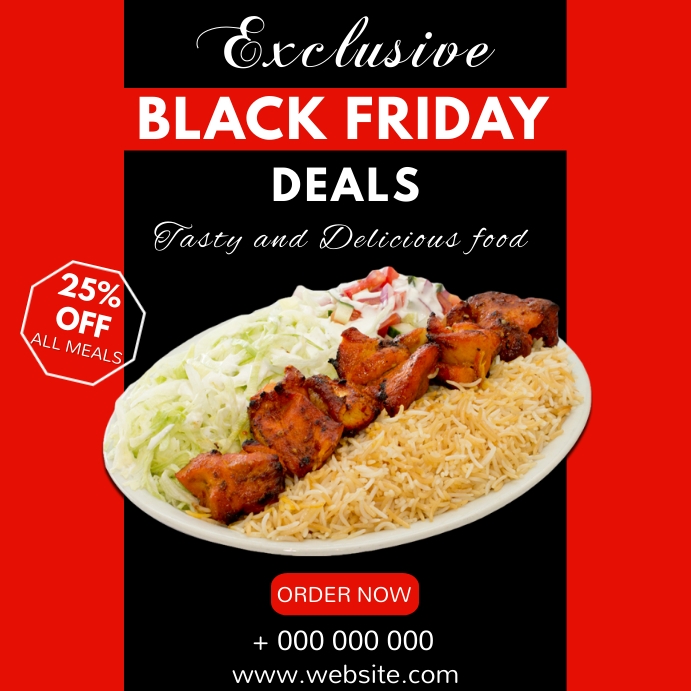 Plantilla de Ofertas de Viernes Negro | PosterMyWall
