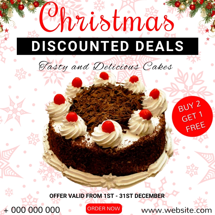 Restaurant Christmas deals Template | PosterMyWall