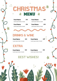 Christmas Restaurant Menu Template | PosterMyWall
