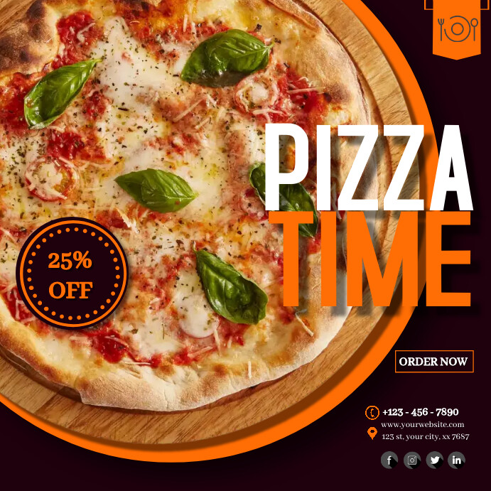 Restaurant delivery flyer Template | PosterMyWall