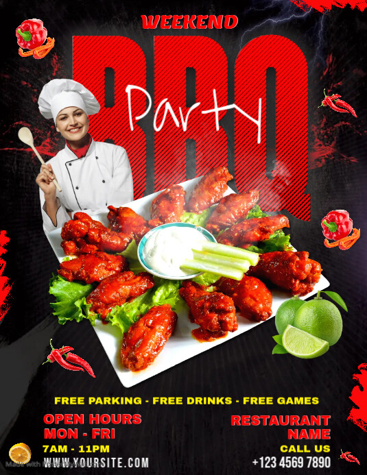 RESTAURANT Template | PosterMyWall