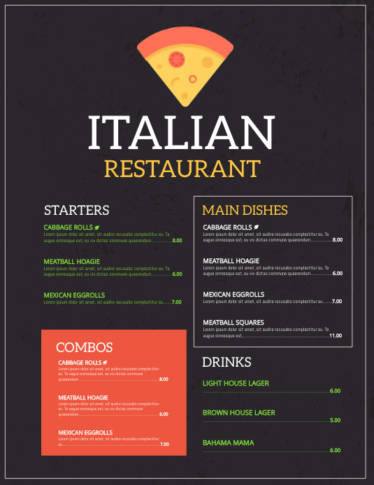 Copy of Restaurant | PosterMyWall
