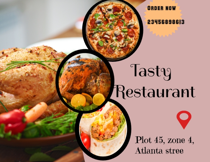 Restaurant Template | PosterMyWall