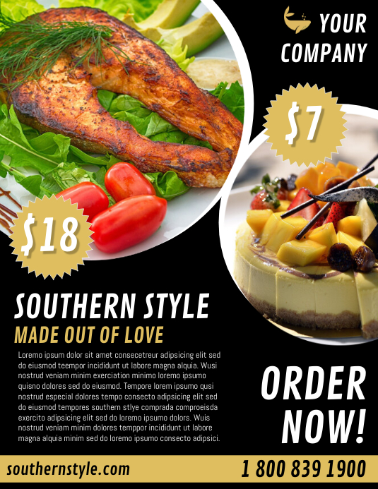 Restoran Templat | PosterMyWall