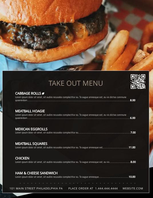 Copy of Restaurant | PosterMyWall