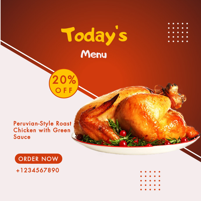 Restaurant Template | PosterMyWall