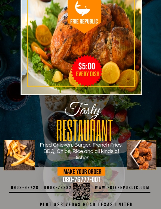 Copy of RESTAURANT | PosterMyWall