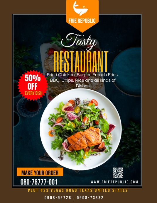 Restoran Templat | PosterMyWall